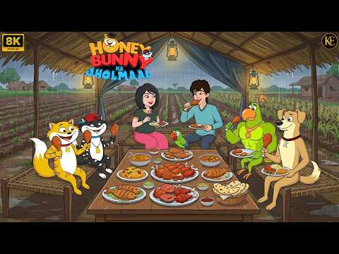 Hunny Bunny ने बारिश में झोपड़ी के अंदर की मजेदार Dinner Party! | Hunny Bunny Jholmaal Cartoons