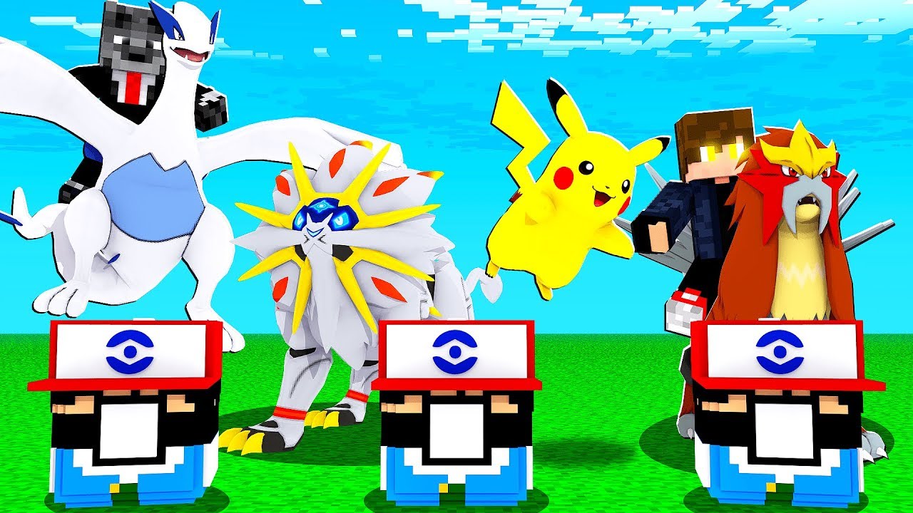 *NOVA* LUCKY PIXELMON DO ASH KETCHUM LENDÁRIO - MINECRAFT PIXELMON MOD ...