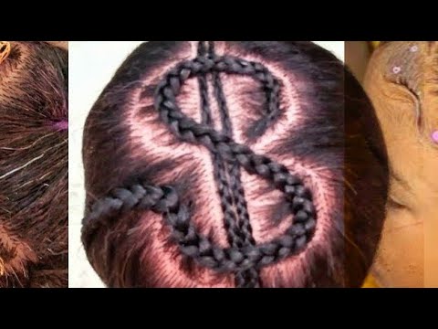 Money Sign Braids || $ Dollar Sign Braids Tutorial || Money!!! - YouTube