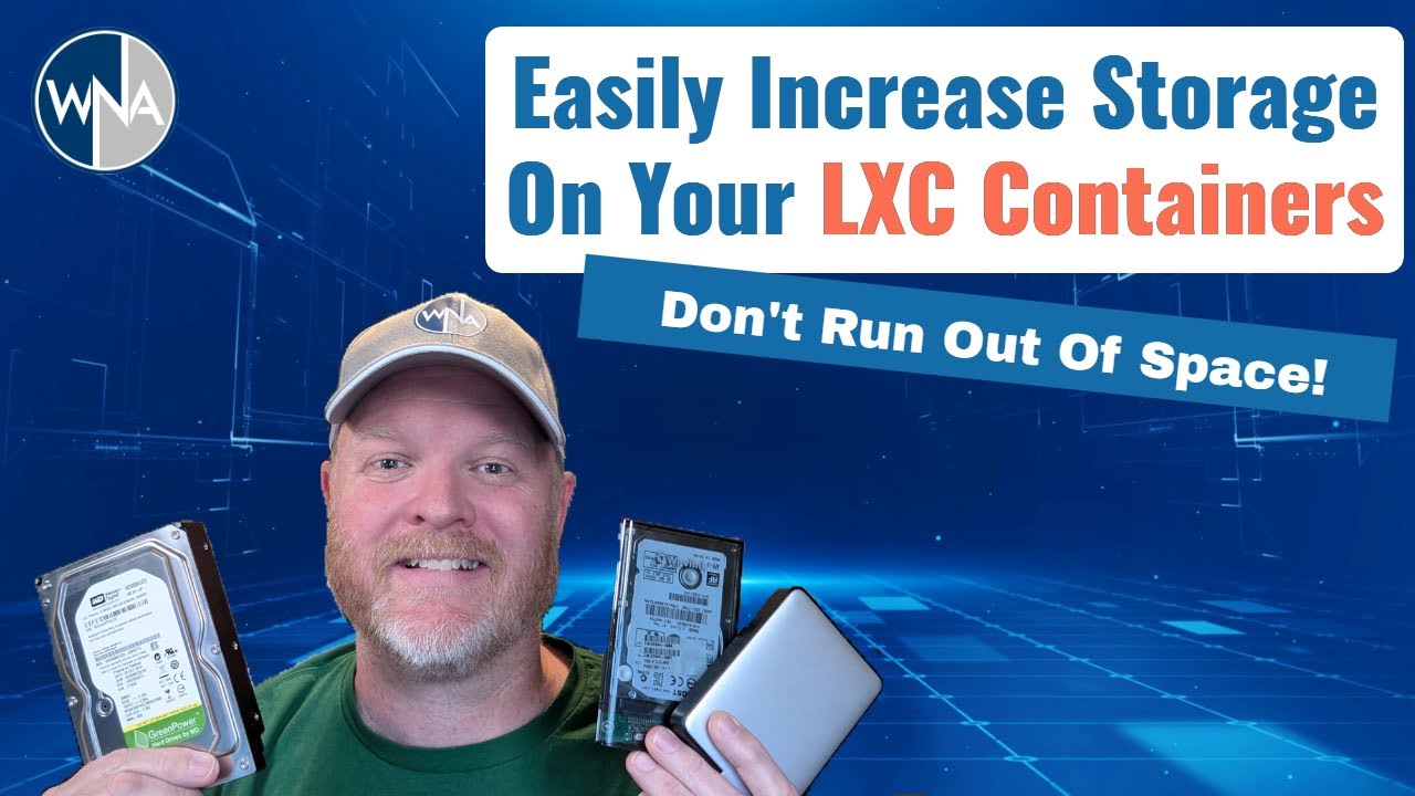 How To Increase Storage On An LXC Container - The EASY Way! - YouTube