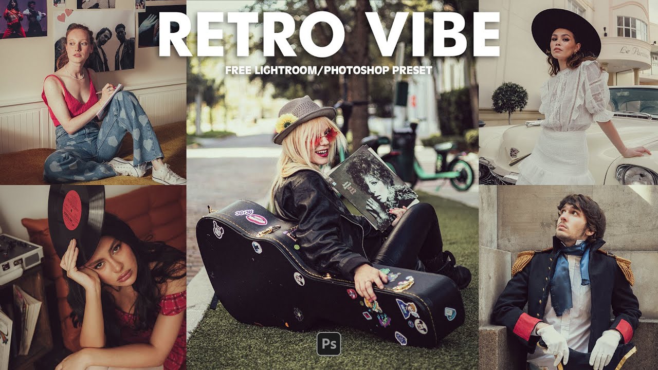 Retro Vibe Lightroom Preset | Vintage Film Look Editing Tutorial - YouTube