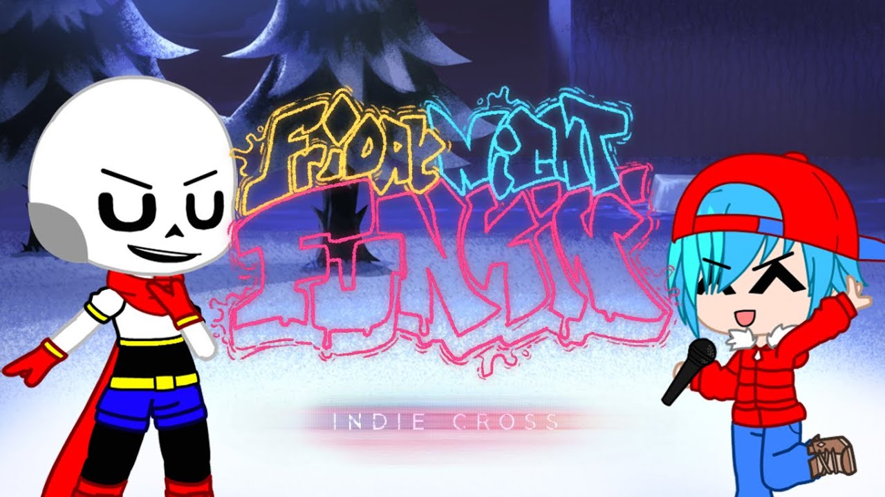 FNF Indie Cross Papyrus - Bad to the Bone|Gacha Club - YouTube