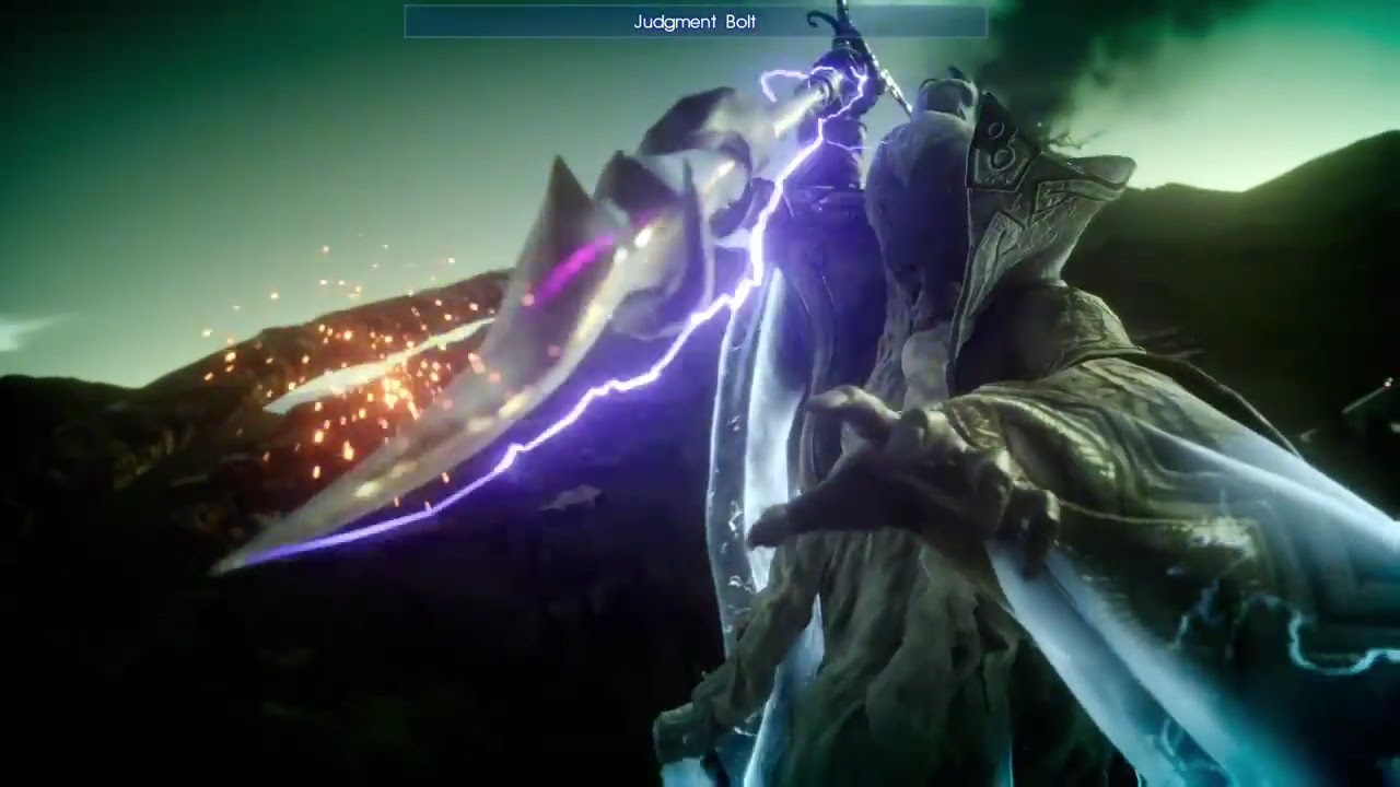 Final Fantasy 15 Ramuh summon while underground# 2 - YouTube