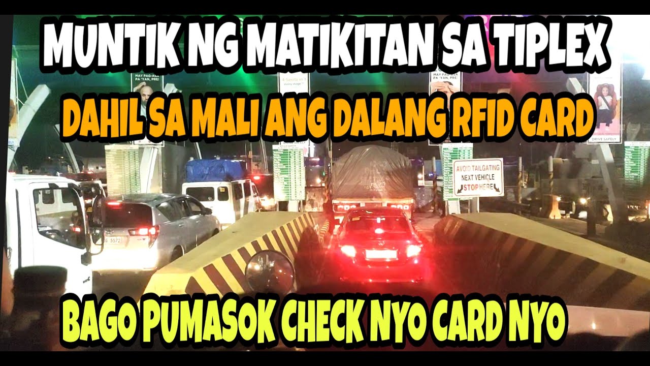 CHECK RFID CARD BEFORE ENTRY TPLEX | MUNTUK NG MATIKITAN - YouTube