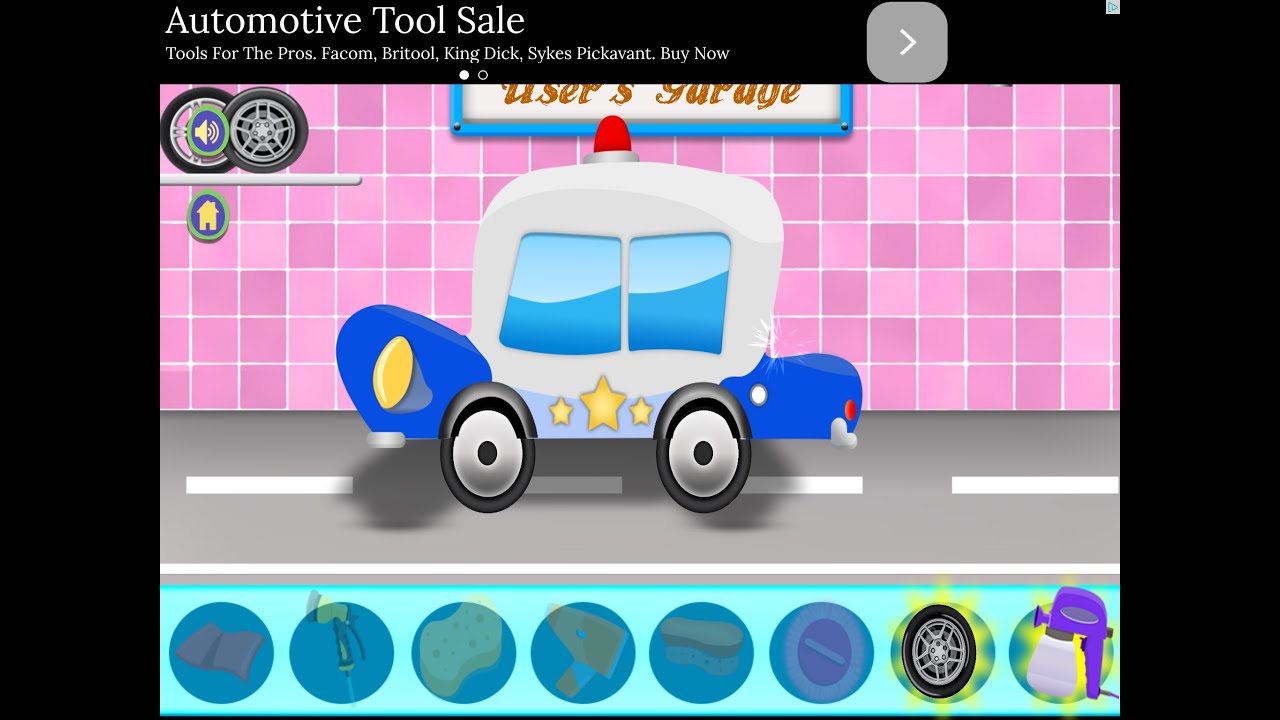 Kid Car Wash Police Car - YouTube