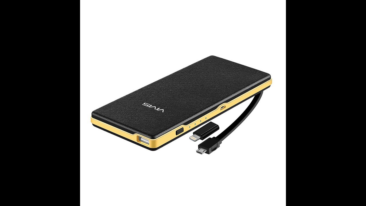 ITA Power Bank 15000 mAh, VIVIS Batteria Esterna, Micro USB incluso e ...