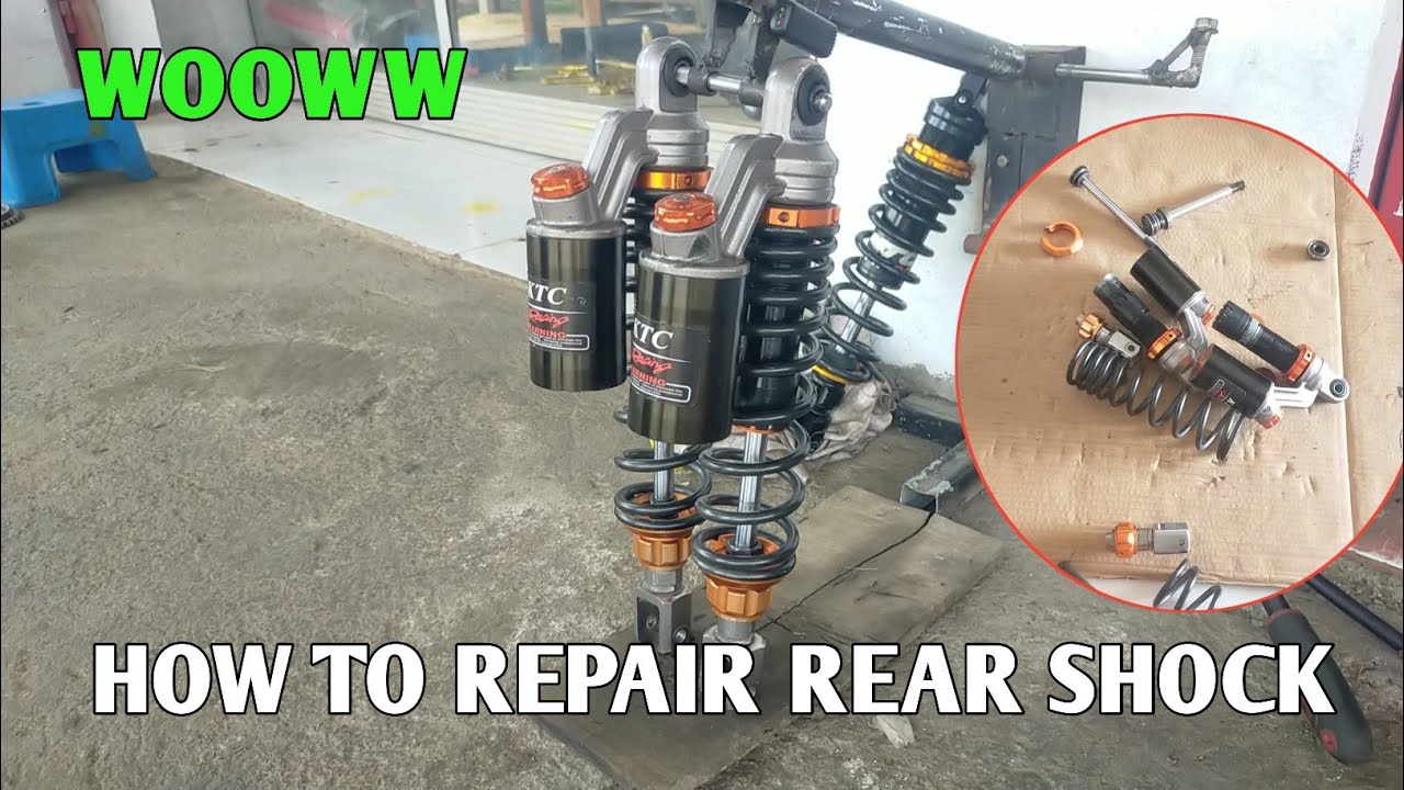 servis rear shock absorber by safc channel - YouTube