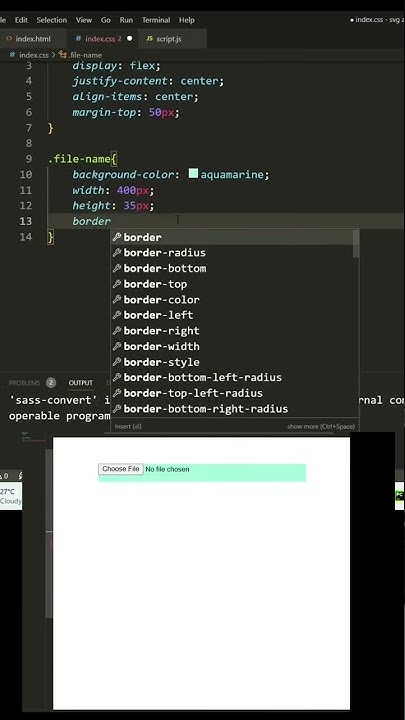 Customize Input Type Using Css Input Type File Input Type File Using Css Css Tutorial 4451