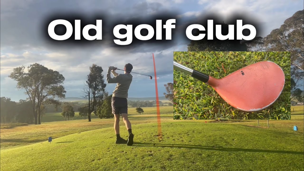 Golf with an old style golf club only! - YouTube