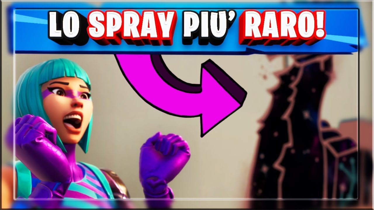 HO TROVATO LO SPRAY PIU' RARO DEL GIOCO! GALAXY LLAMA SPRAY FORTNITE ...