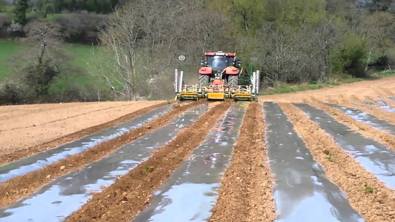 Setting Maize with Full GPS Auto Guidnace - YouTube