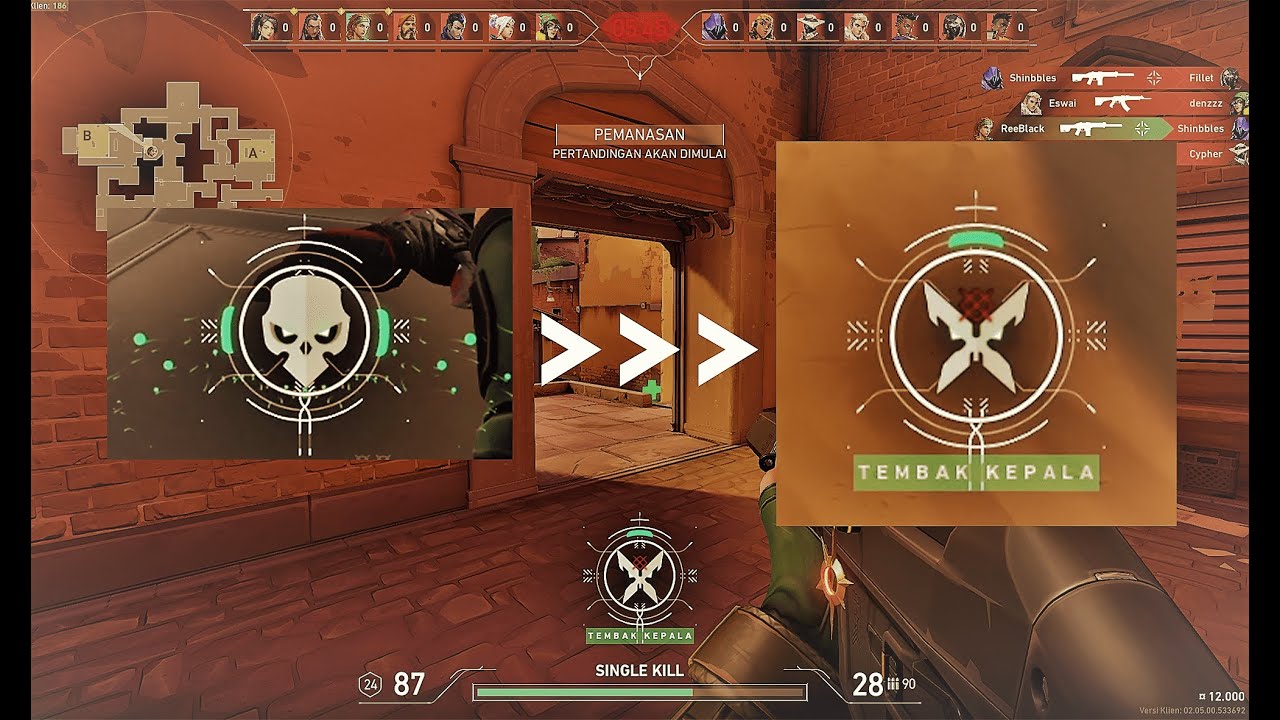 CARA UBAH KILL BANNER DI VALORANT #valorant - YouTube