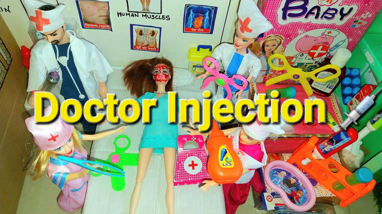 Barbie All Day Routine/ Gudiya Rani Ep-81/Barbie In Hospital/ Gudiya ...