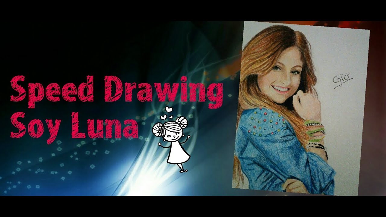 Speed Drawing - SOY LUNA - YouTube