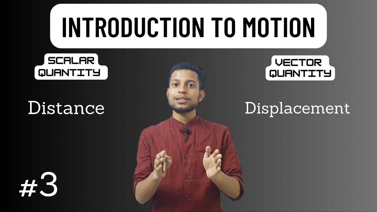 Motion: Scalar & Vector Quantity | Distance & Displacement | Kinematics ...