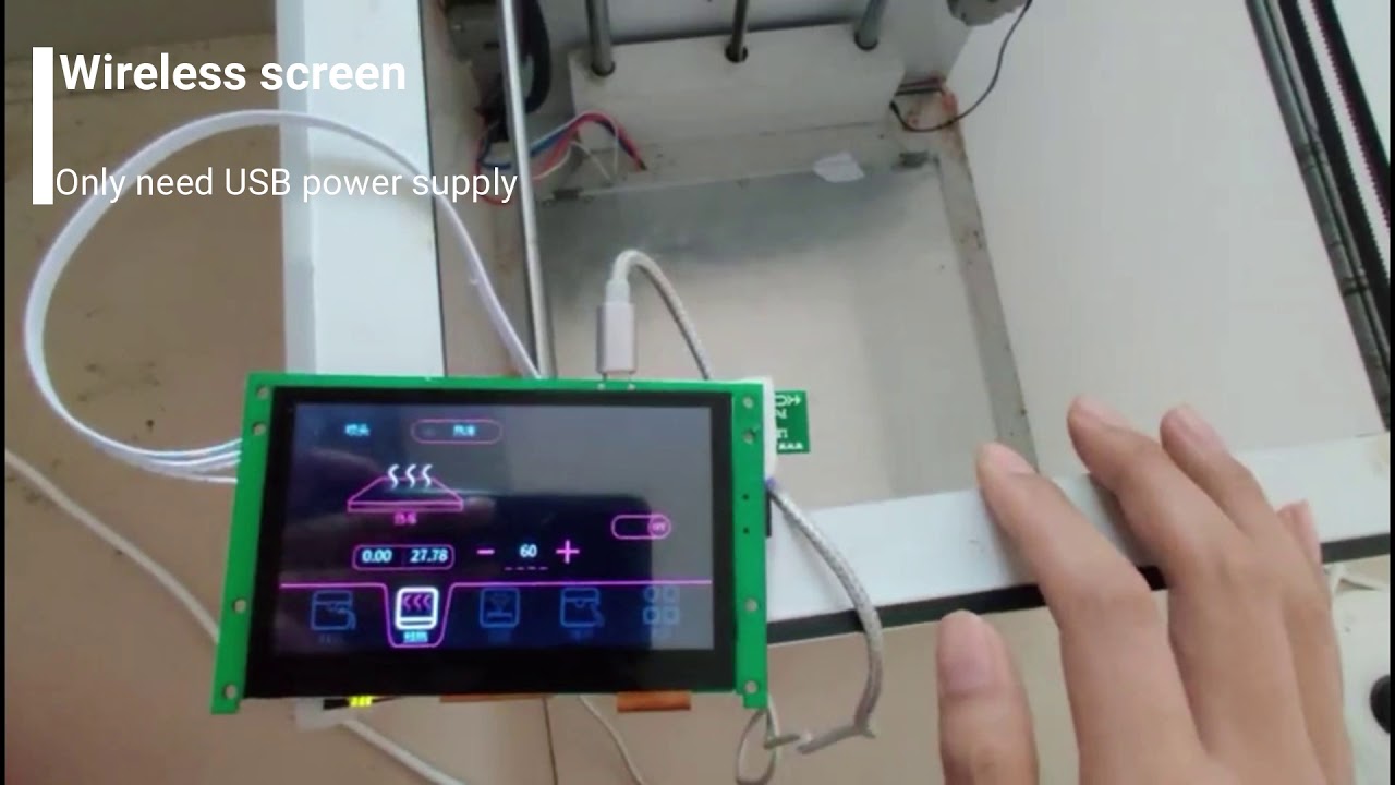 This is 3D Printer Bluetooth wireless screen,needs 5V power supply to ...