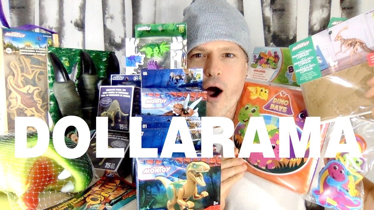 A Jurassic Dinosaur Dollar Store Christmas: Unboxing Review Montoy ...