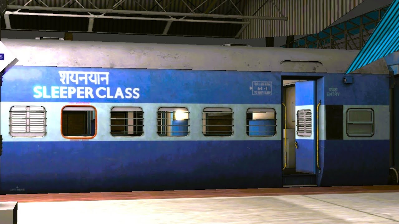 ICF train High speed night run : SILAMBU express | Indian Train ...