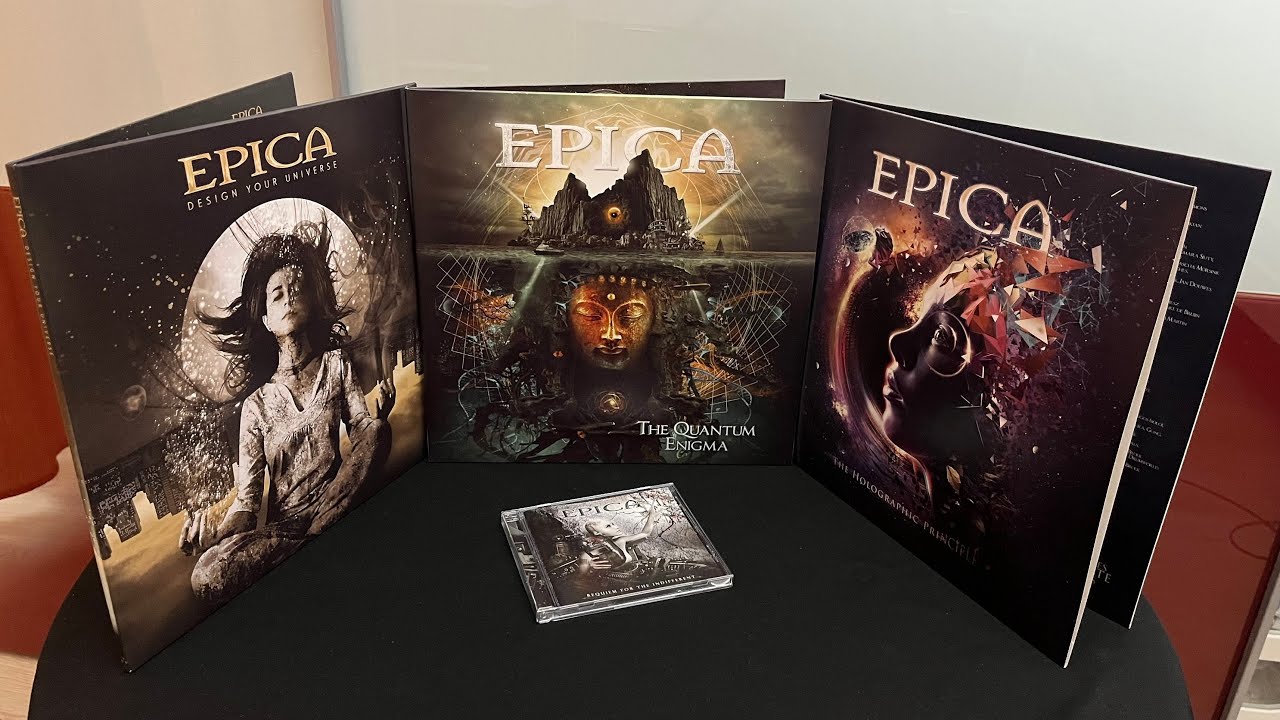 🪄🎁 Epica - Design Your Universe, The Quantum Enigma, The Holographic Principle, Requiem Unboxing ...