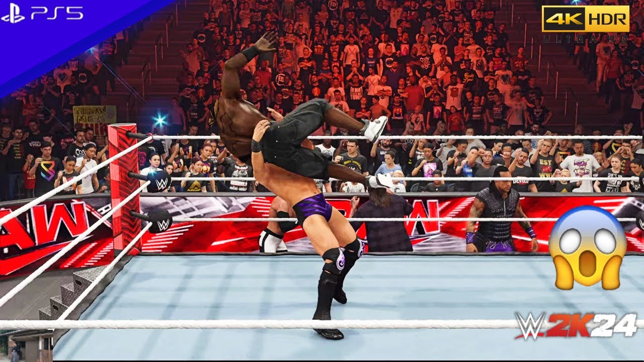 WWE 2K24 (PS5) - R-TRUTH vs JD MCDONAGH | RAW, FEB. 12, 2024 [4K 60FPS ...