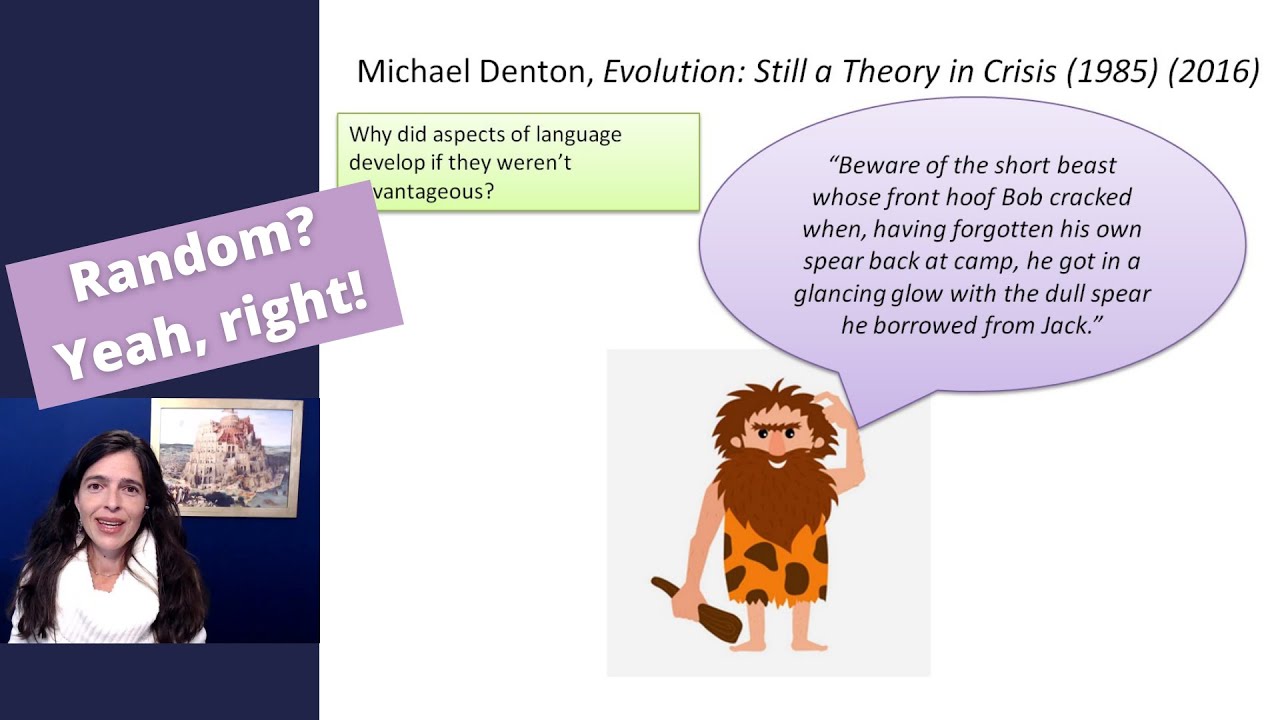 Language Complexity - Part 4: Michael Denton on Language Evolution ...