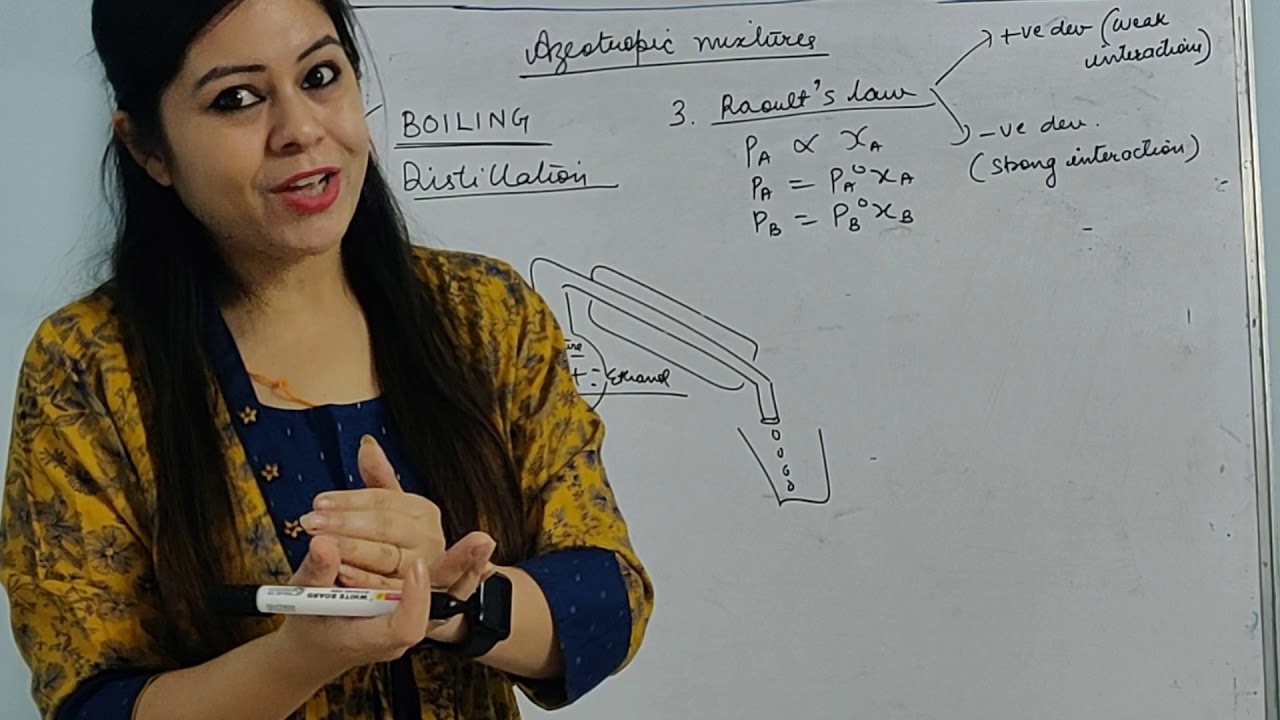 Lecture 11 Azeotropic Mixture CBSE CHEMISTRY By Dr Monica Bedi - YouTube