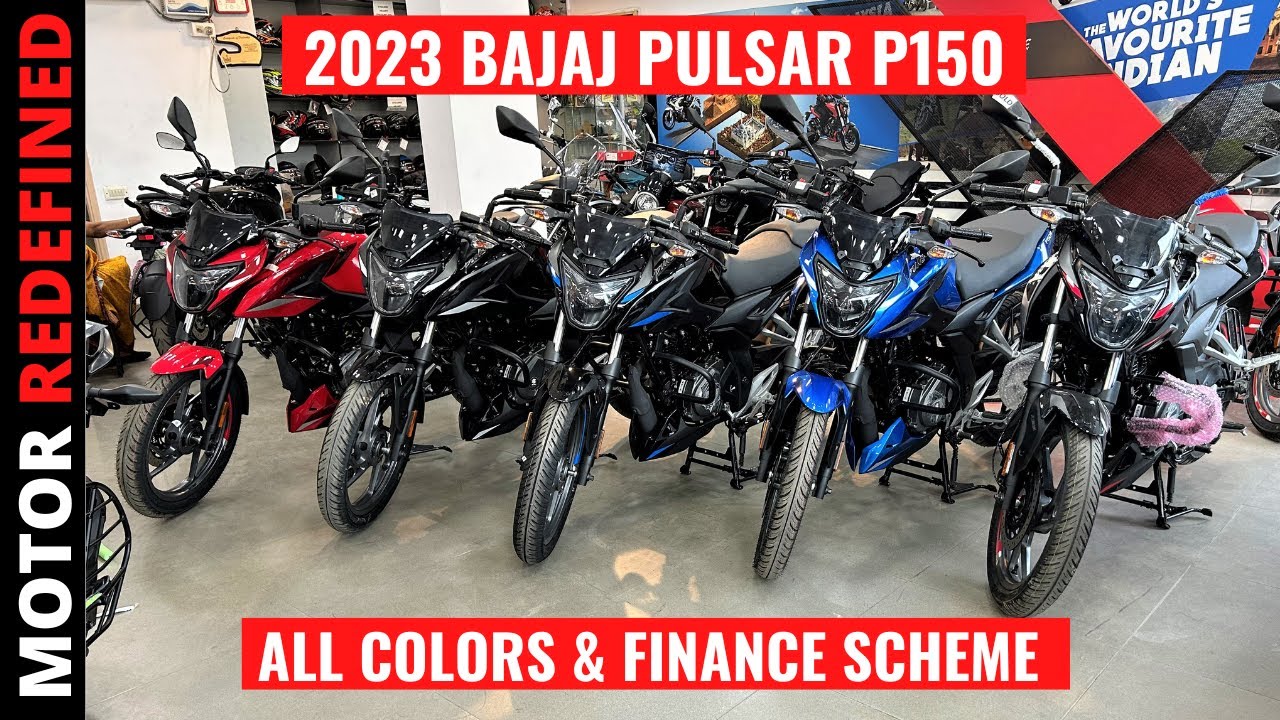 Finally 2023 Bajaj Pulsar P150 BS6 All Colors & Finance Scheme | Motor ...