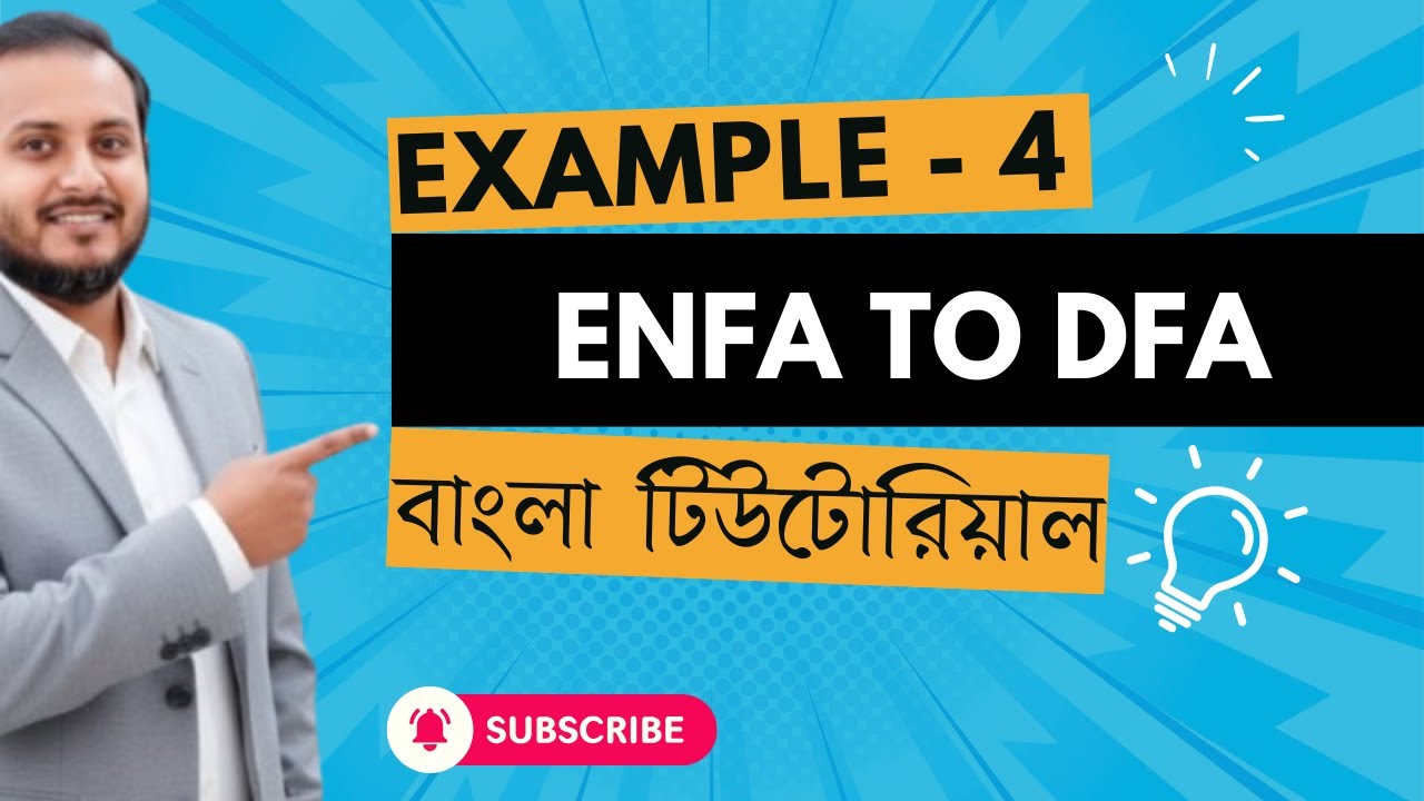 ENFA to DFA Conversion | Bangla Tutorial for Beginners | Example 4 - YouTube