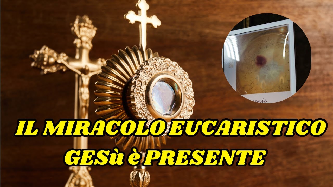 Miracolo riconosciuto dalla chiesa: trasformata l'ostia - YouTube