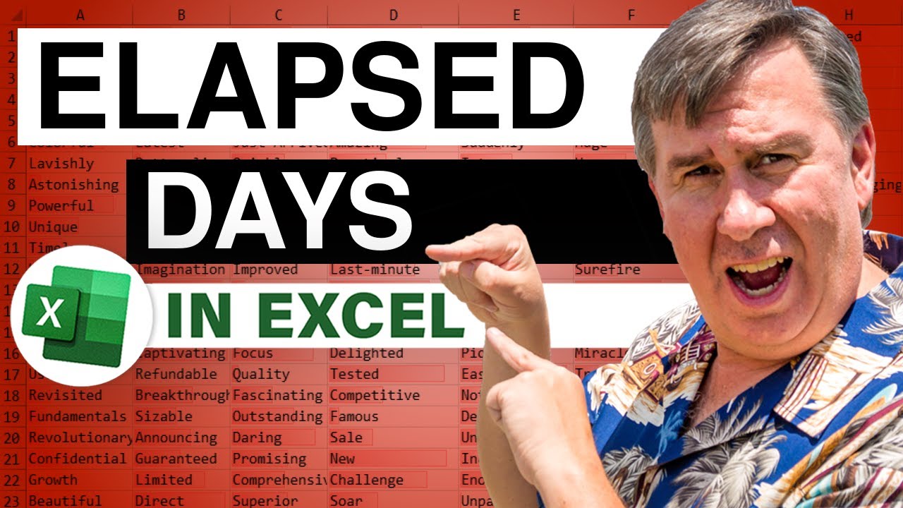 Elapsed Days 1018 Learn Excel From MrExcel Podcast YouTube elapsed-days-1018-learn-excel-from-mrexcel-podcast-youtube
