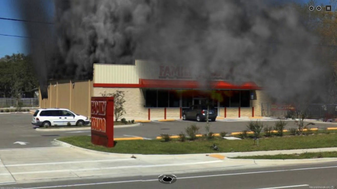 1-Story Commerical Automotive Supply FIre Simulation - YouTube