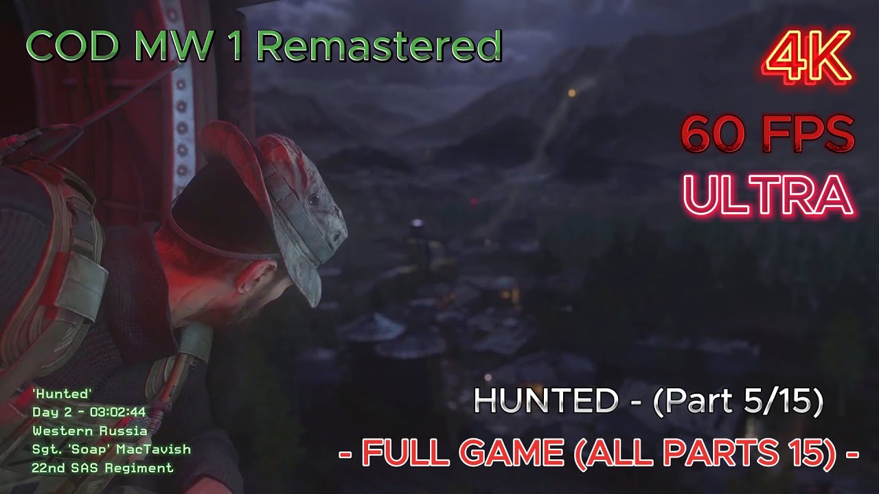 COD MW 1 REMASTERED Hunted - Part 5 of 15 - YouTube