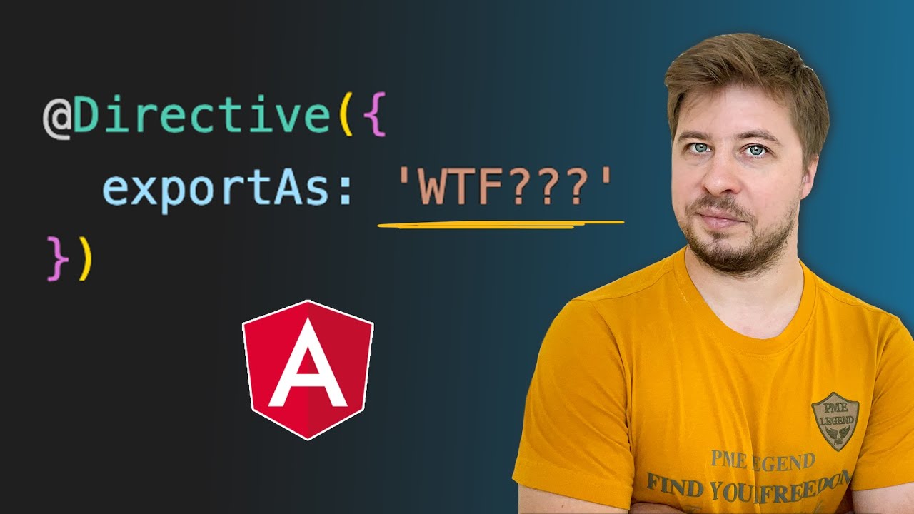 The Role of "exportAs" Property in Angular [RE-UPLOADED] - YouTube