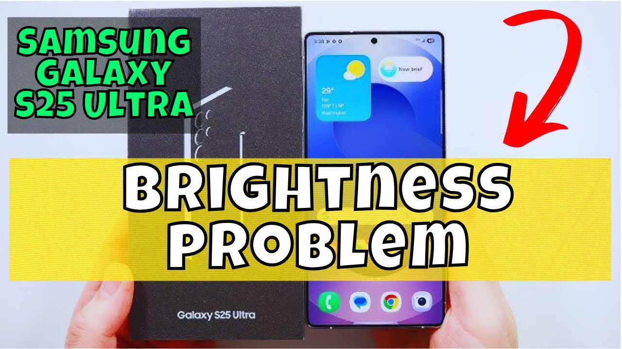 Brightness problem and brightness auto increase and decrease problem solution Samsung S25 Ultra ...
