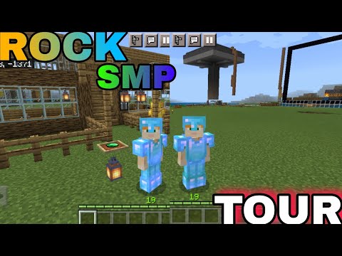 ROCK SMP TOUR || Full ROCK SMP tour with me || IN BEDROCK