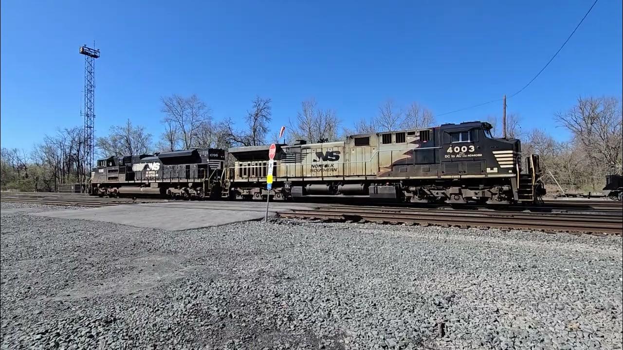 Norfolk Southern 4003 arriving at Abrams Yard, April 2, 2025 #train # ...