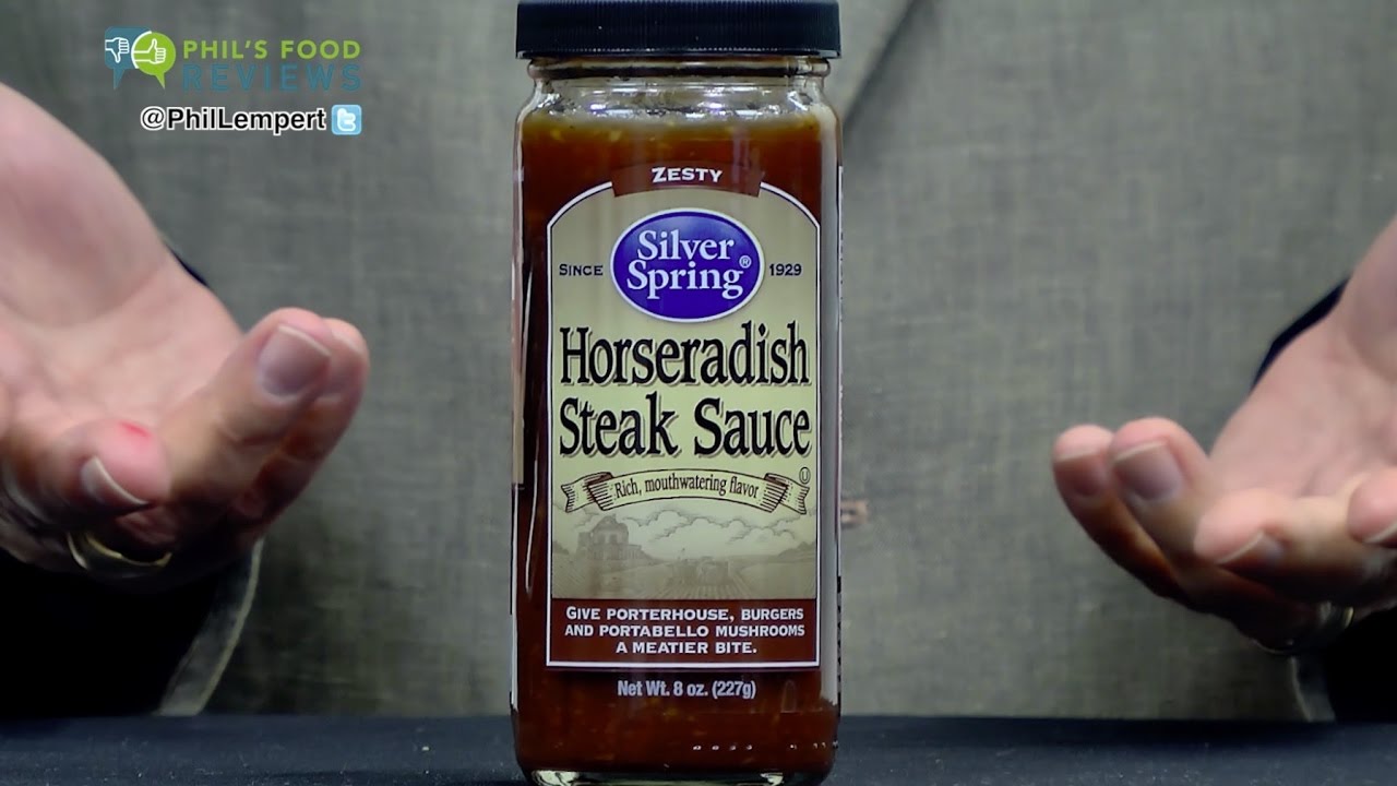 Silver Spring Foods Horseradish Steak Sauce is a HIT! - YouTube
