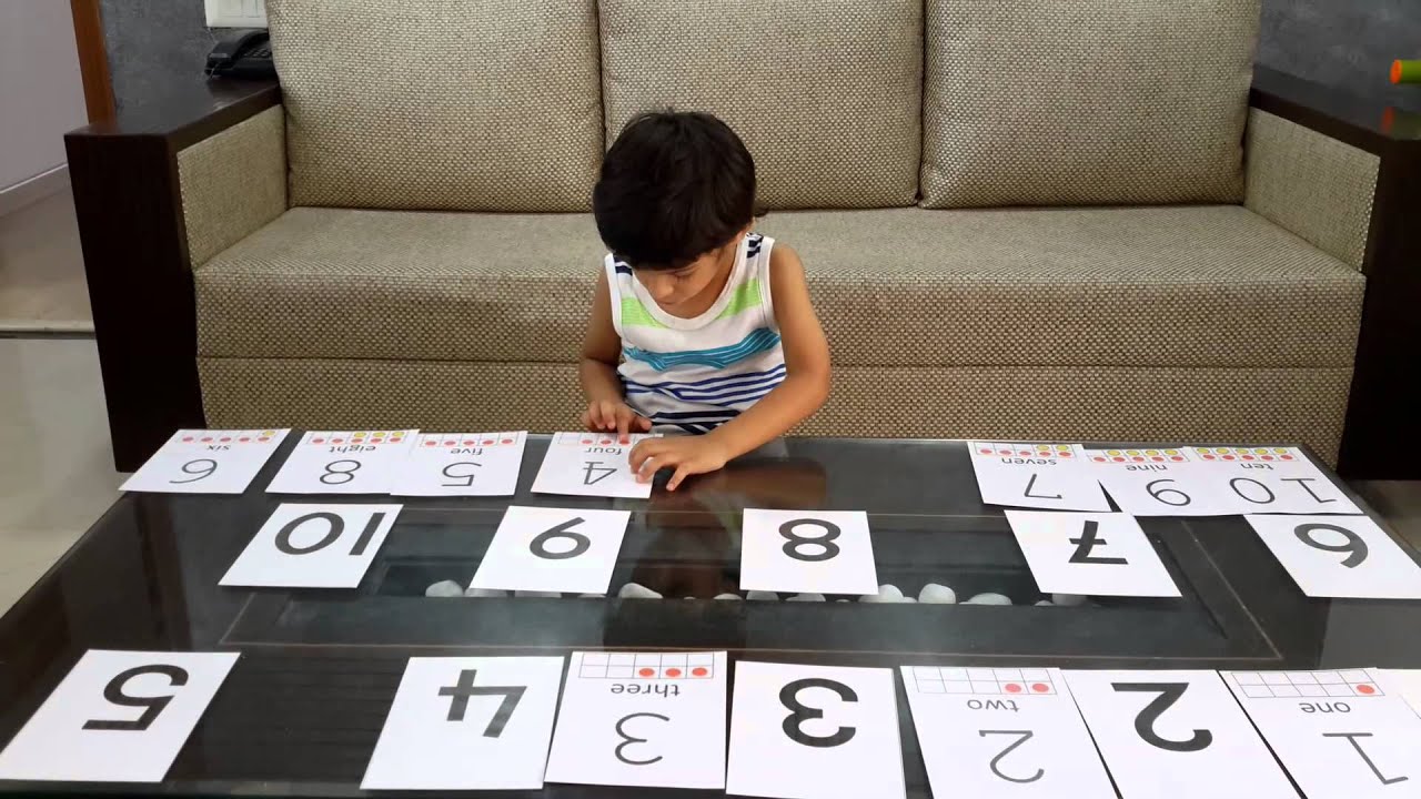 Moksh's Math Activity_23: Counting Frames & Numeral Matching Activity ...