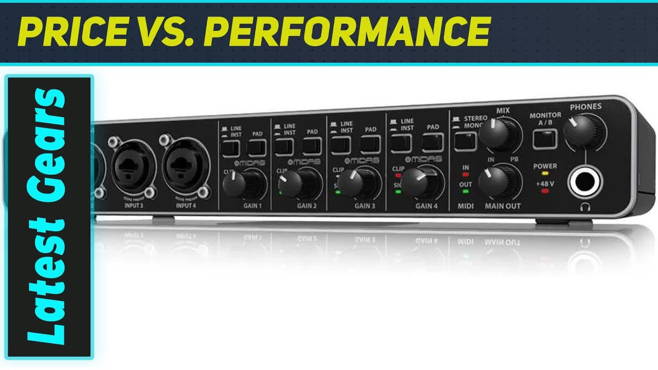 Behringer UMC404: Best 4 Channel Interface Value? - YouTube