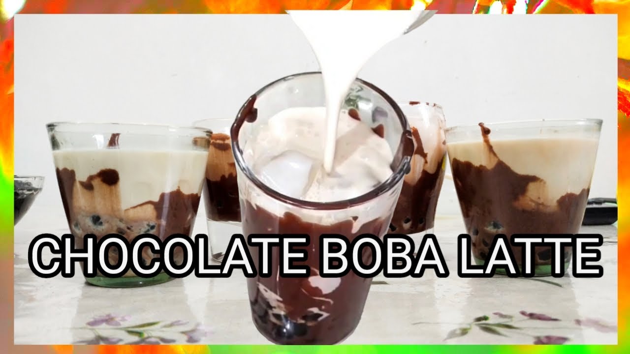 CHOCOLATE BOBA LATTE || CHOCOLATE LAVA LATTE - YouTube