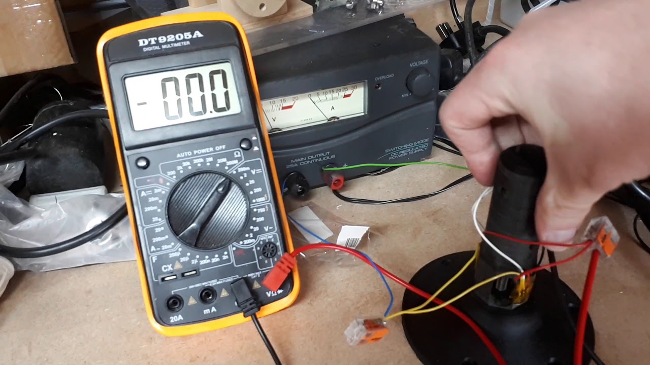 Force sensor joystick test. - YouTube