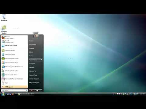 Windows Vista Secret Boot Screen - YouTube