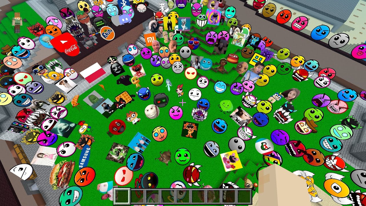 240+ Lobotomy dash difficulty faces Nextbot Addon in Minecraft PE - YouTube