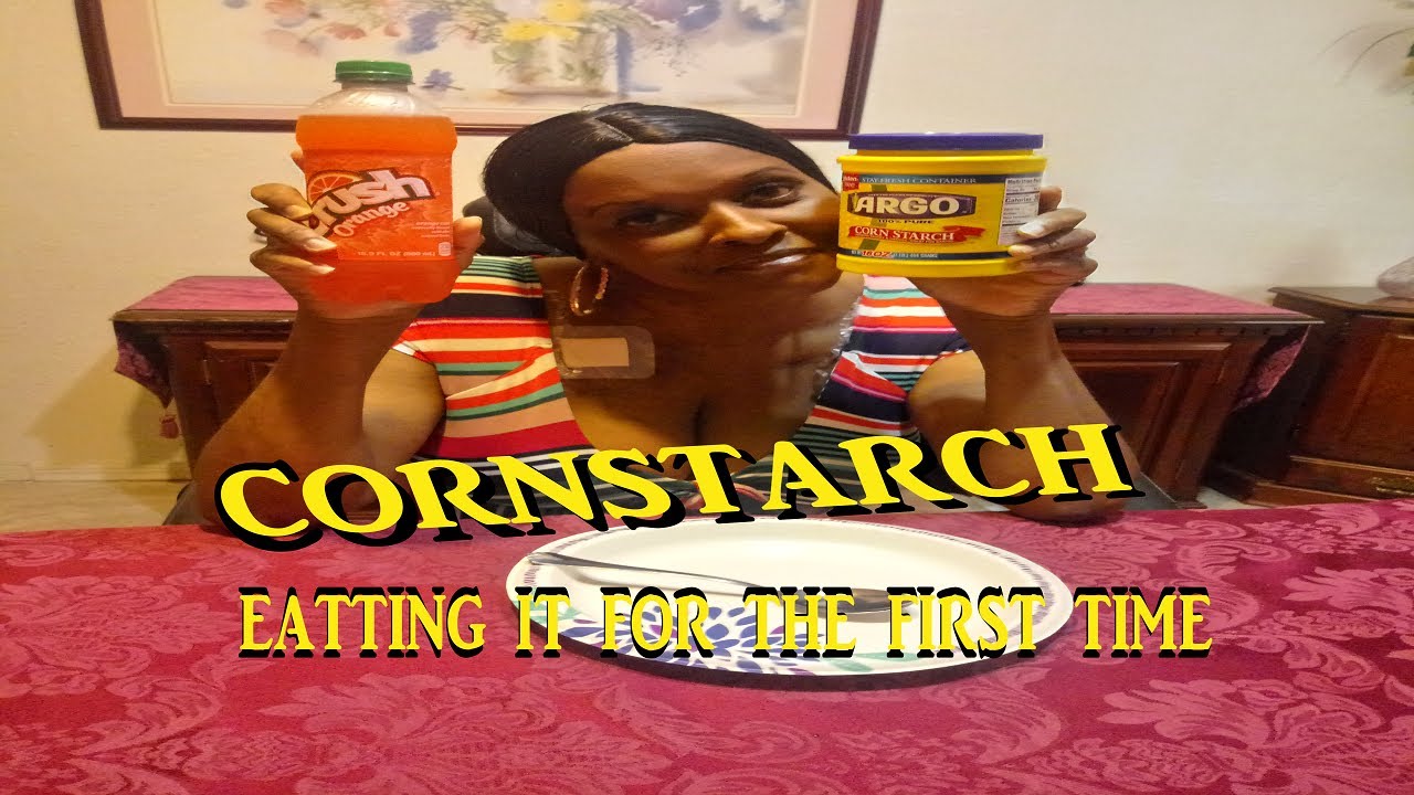 #Mukbang Eating Cornstarch For The First Time - YouTube