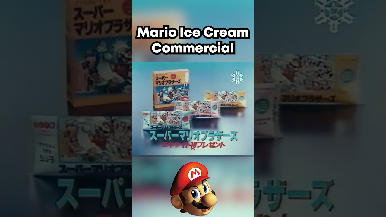 80’s Mario Ice Cream Commercial 🍦 JP - YouTube