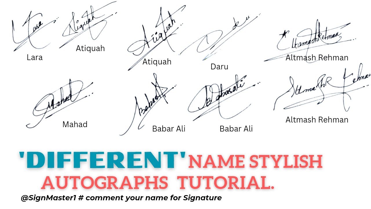 How to create your name autographs|#trending #viral #subscribe # ...