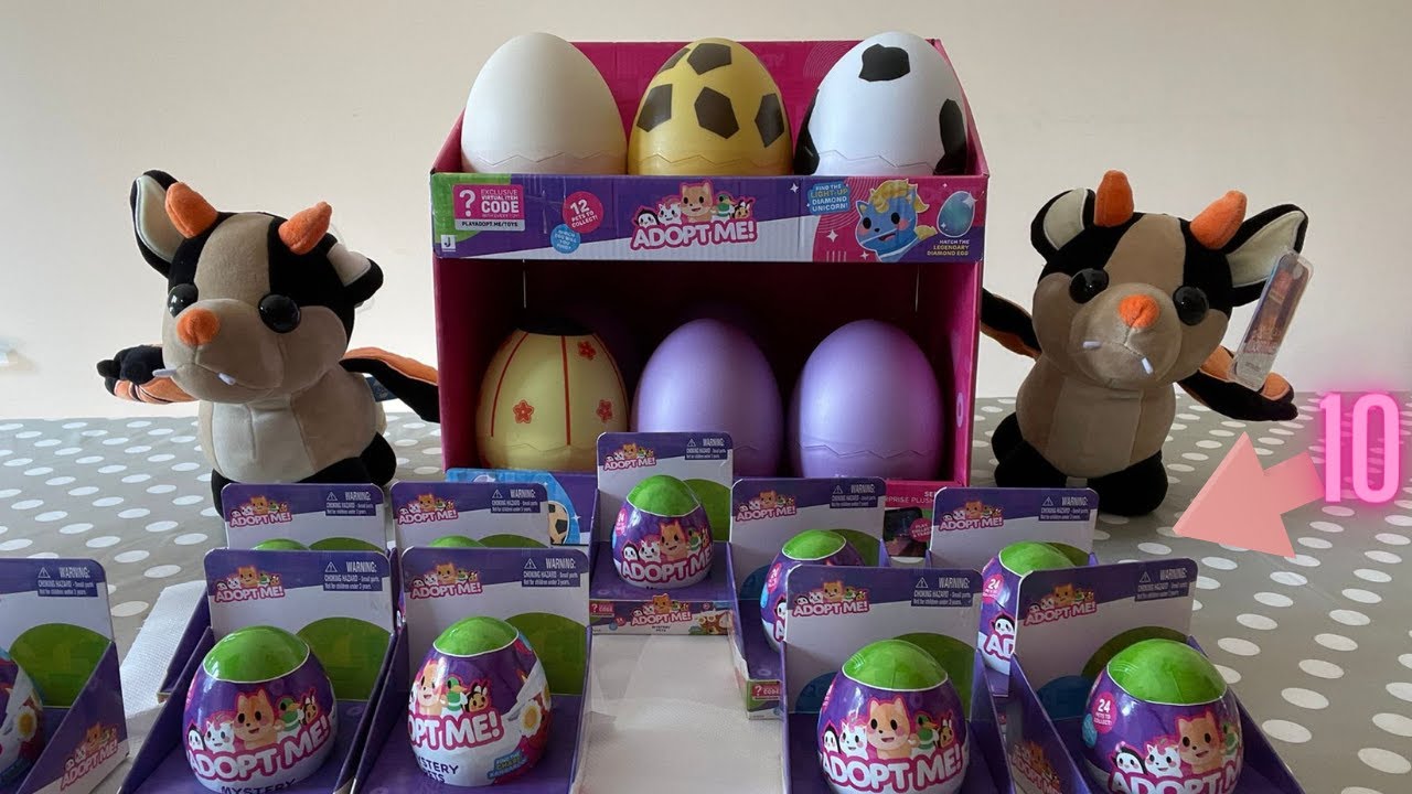 Opening 10 Adopt Me Surprise Water Reveal Eggs IRL *Series 1* - YouTube