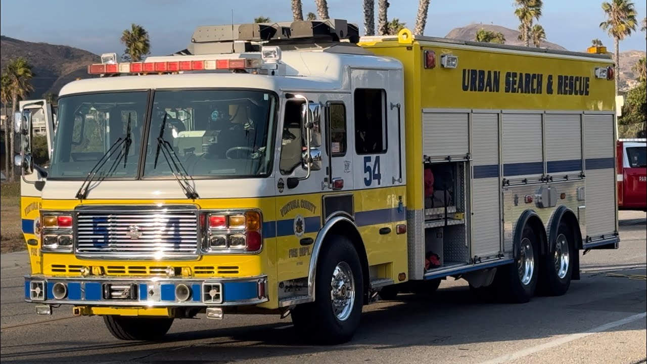 *EXTREMELY RARE* VCFD Urban Search & Rescue 54 ( USAR54 ) Onscene a ...