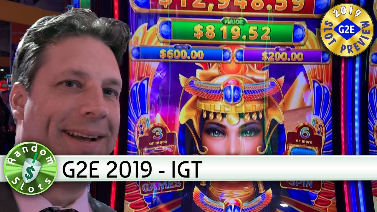 Scarab Link, Slot Machine Preview G2E 2019 (#G2E2019) IGT - YouTube