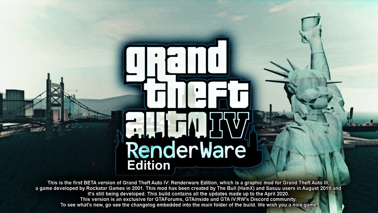 Grand Theft Auto IV RenderWare Edition [BETA] [GTA III MOD] Trailer 2 ...